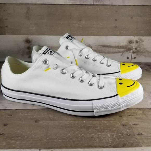 Converse | Shoes | Converse Chuck Taylor All Star Low Smiley Face ...